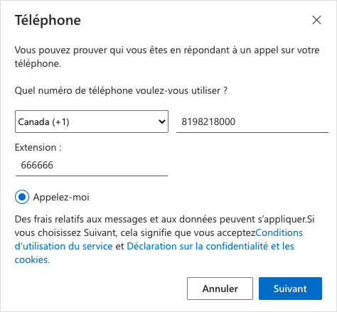 Pour tous – A2F - Configuration pour recevoir un appel à un numéro de ...